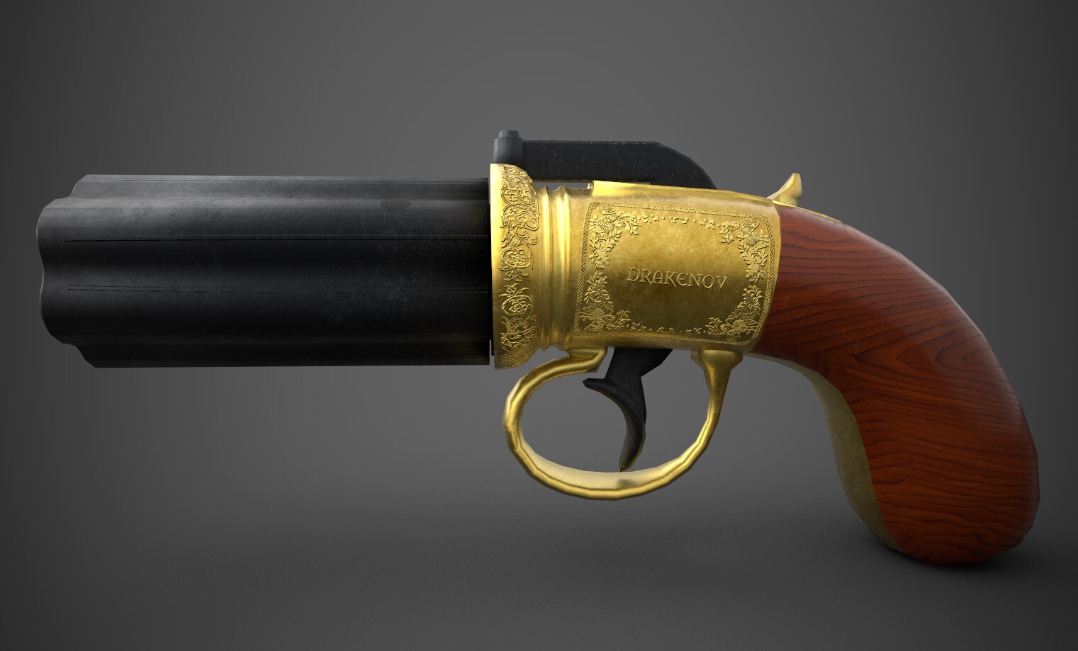 ArtStation - Pepperbox gun