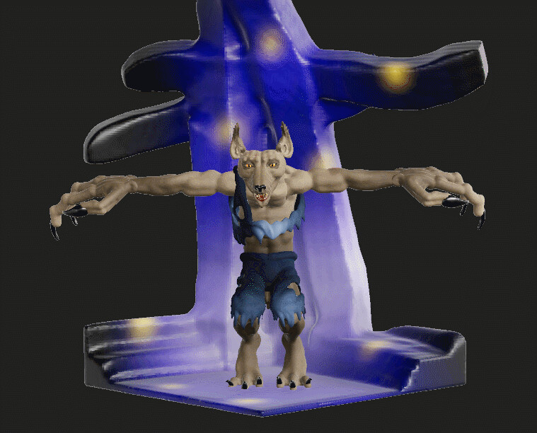 ArtStation - Kodon VR: werewolf coarsehair scruffmane