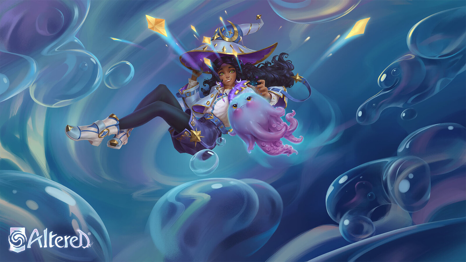 Altered TCG - Altered - Hero Card Ilustration - Akesha & Taru