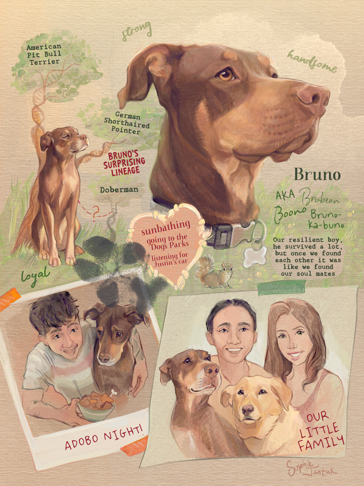 ArtStation - Bruno pet commission page