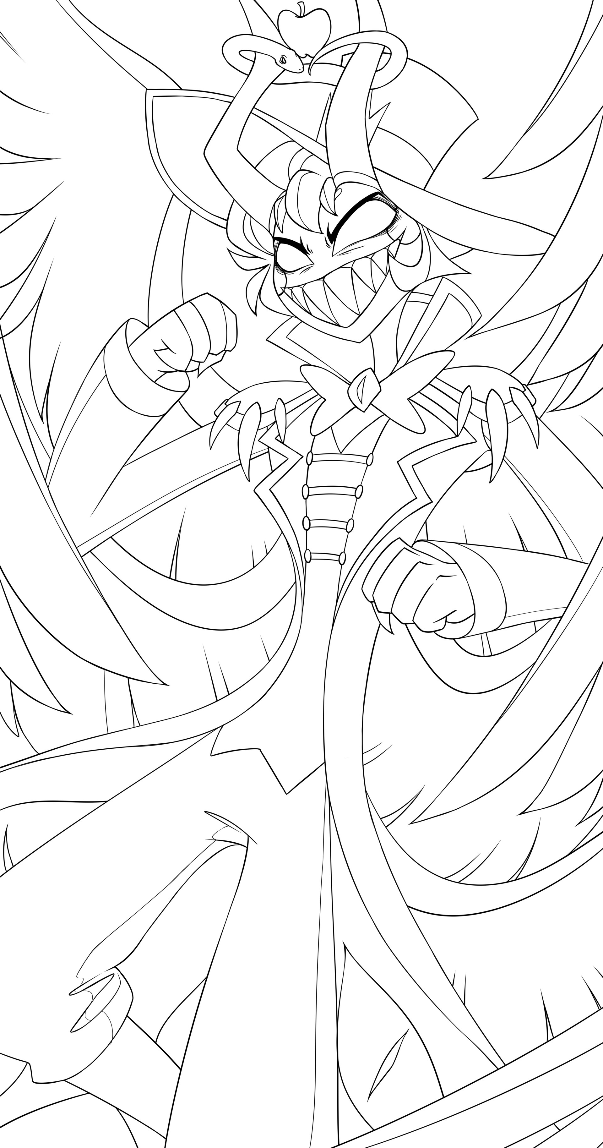 lucifer coloring pages