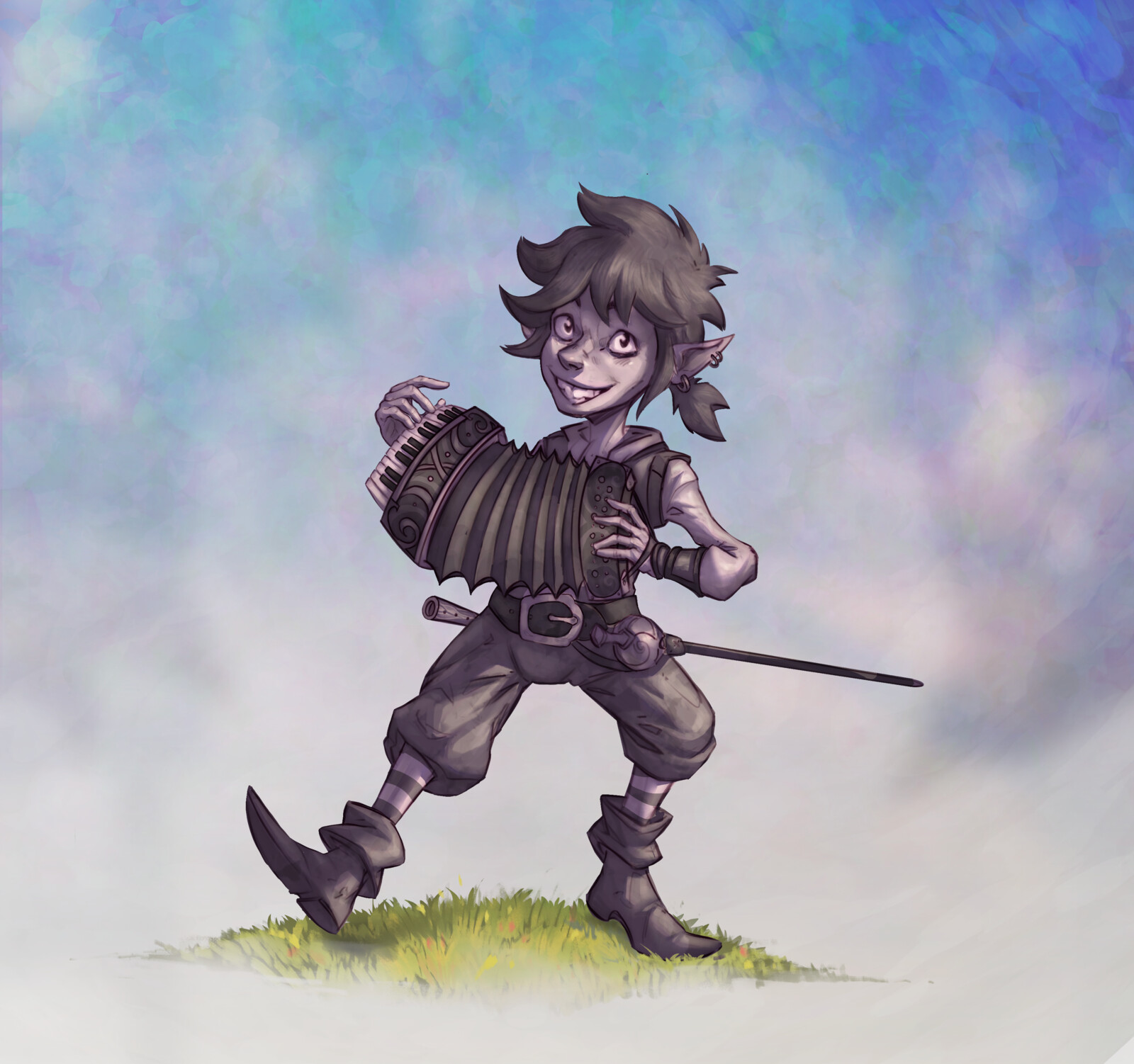 Arturo Gutiérrez Muñoz - "Milo Sombraverde" - Halfling Bard