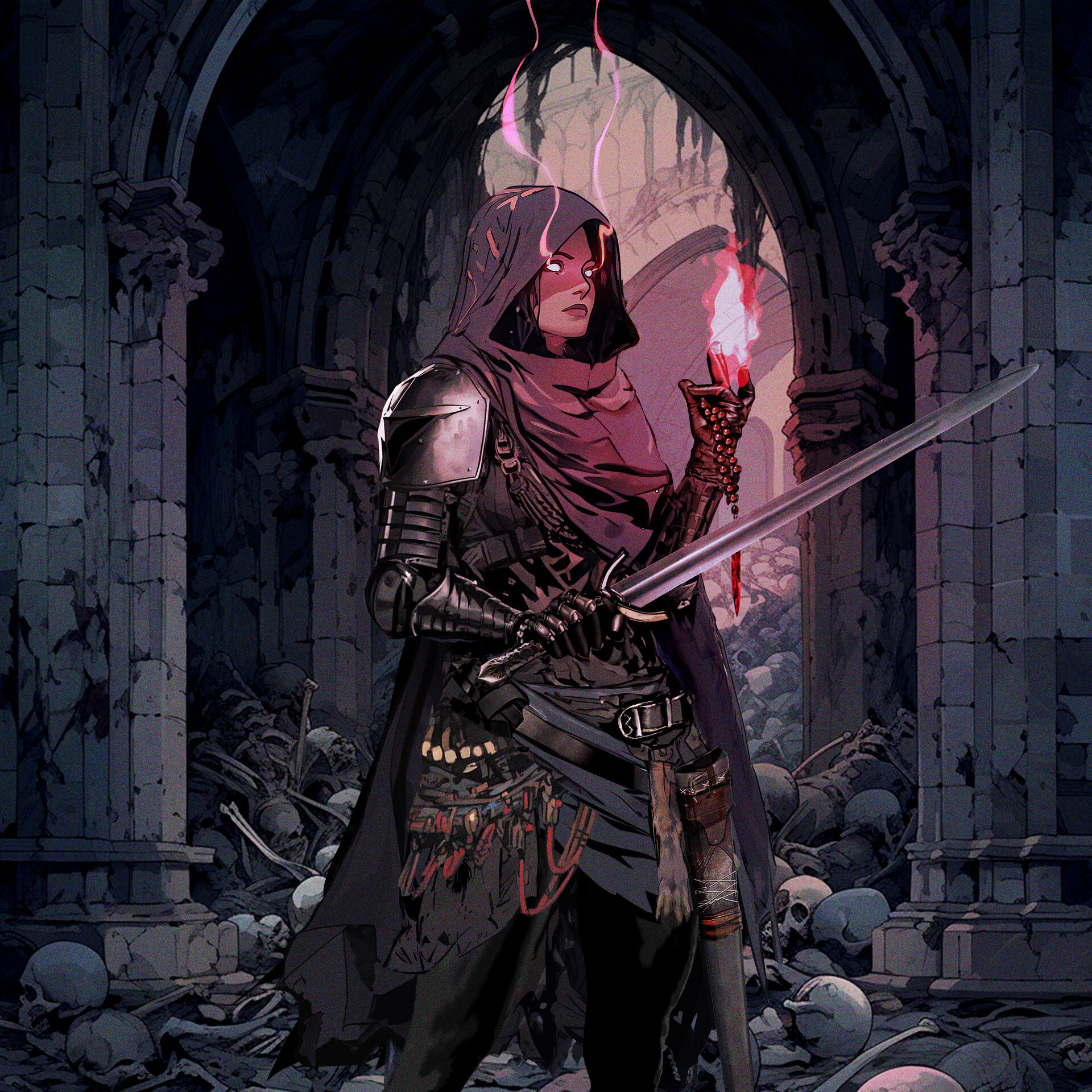 fantasy hero artwork