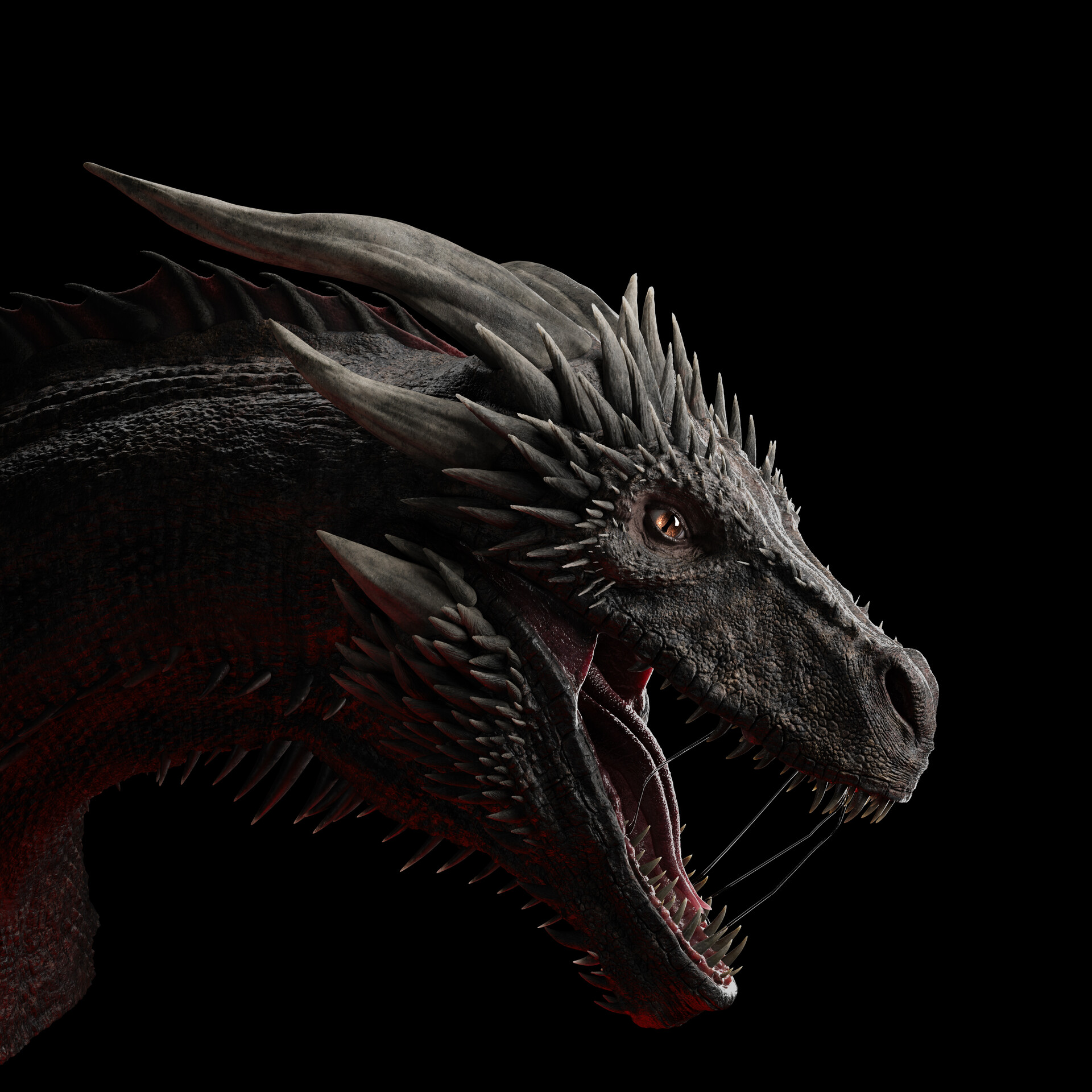 ArtStation - Dragon portrait