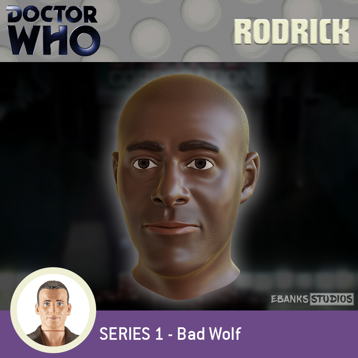ArtStation - Rodrick - Custom Doctor Who Figure Head