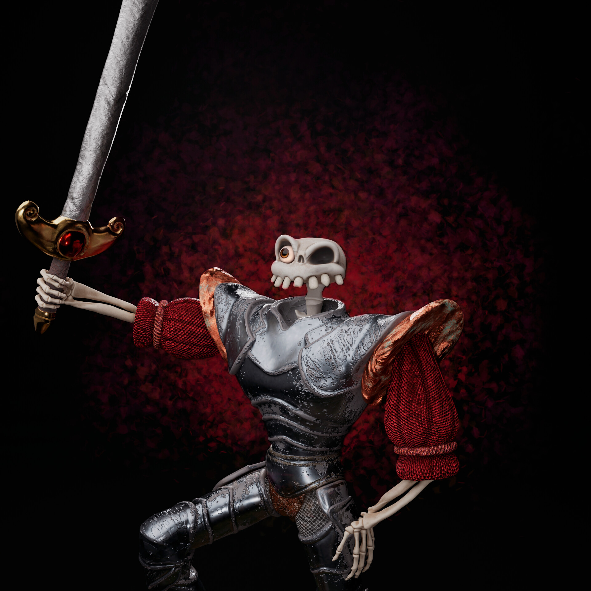 ArtStation - Sir Daniel Fortesque from MediEvil