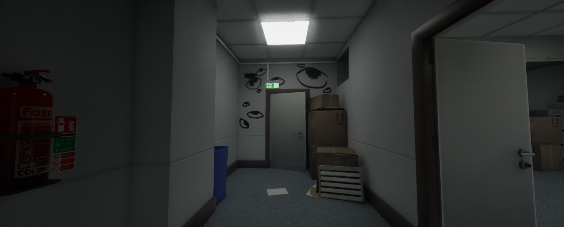 logan cook - Yuppie Psycho 3D - modular offices