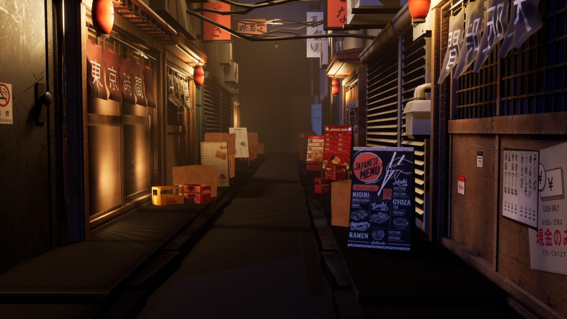 ArtStation - Japanese Alleyway
