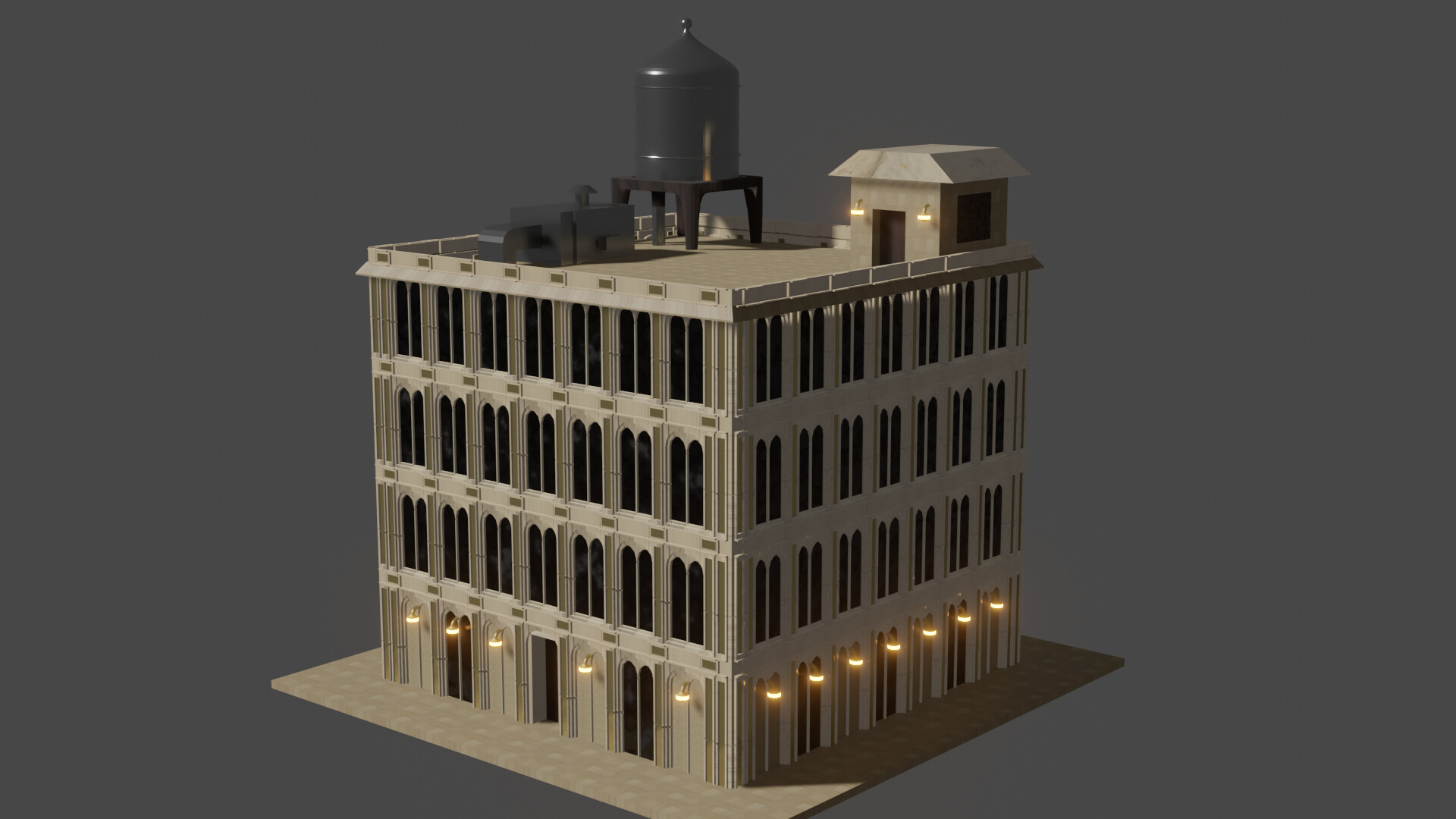 ArtStation - Project 2 Apartment Building