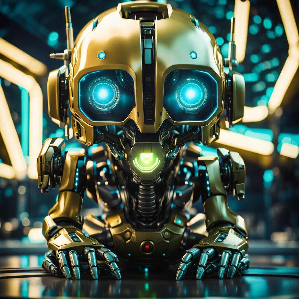 ArtStation - cute robot defender