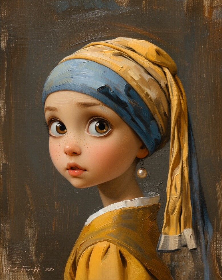 ArtStation - Muchacha con turbante