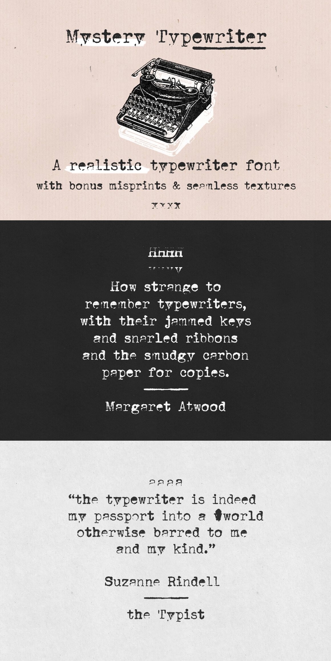 ArtStation - Mystery Typewriter font