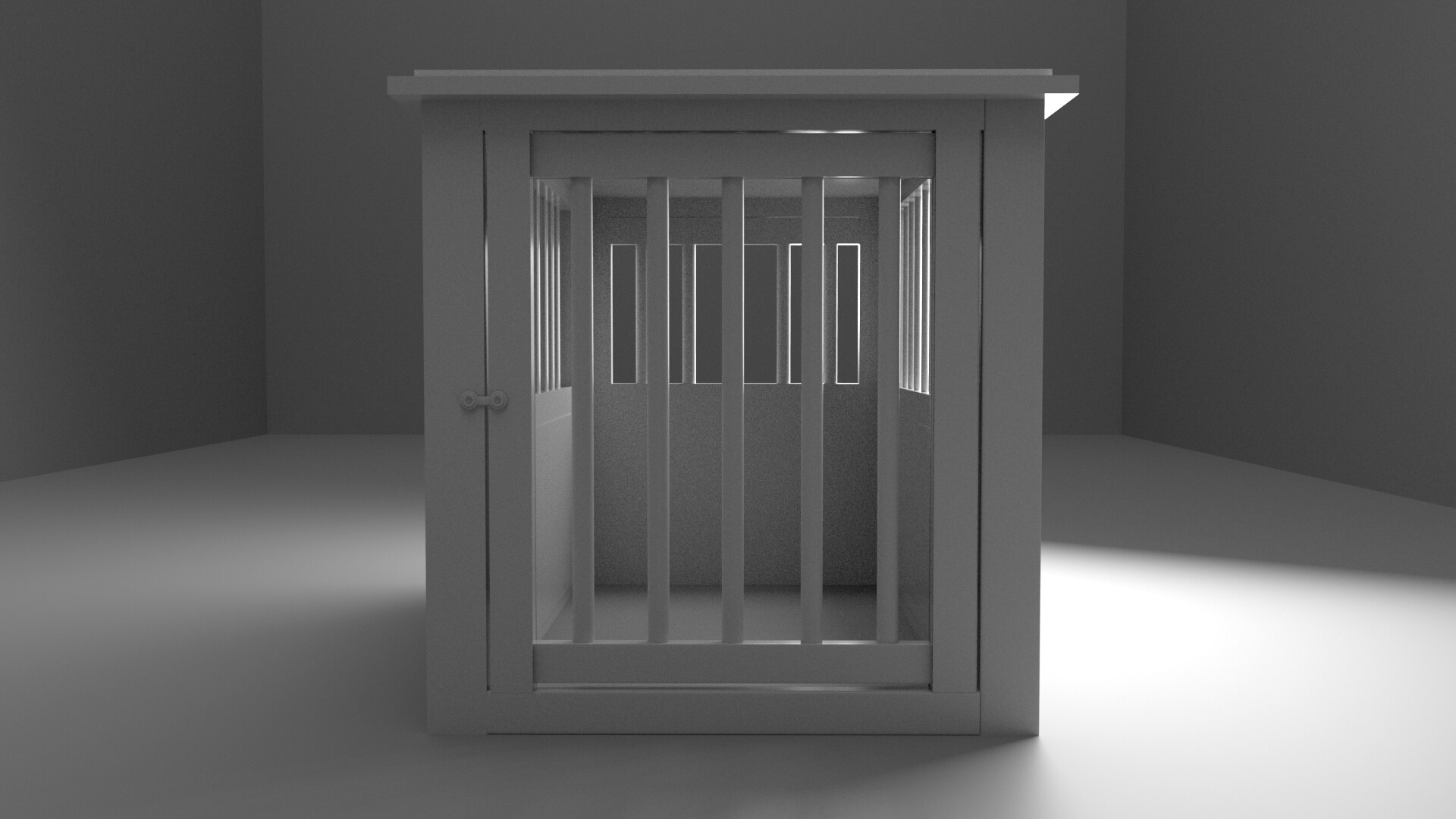 ArtStation - Crate Render and Wireframe