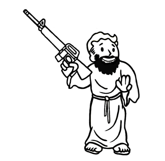 how to draw vault boy step by step easy