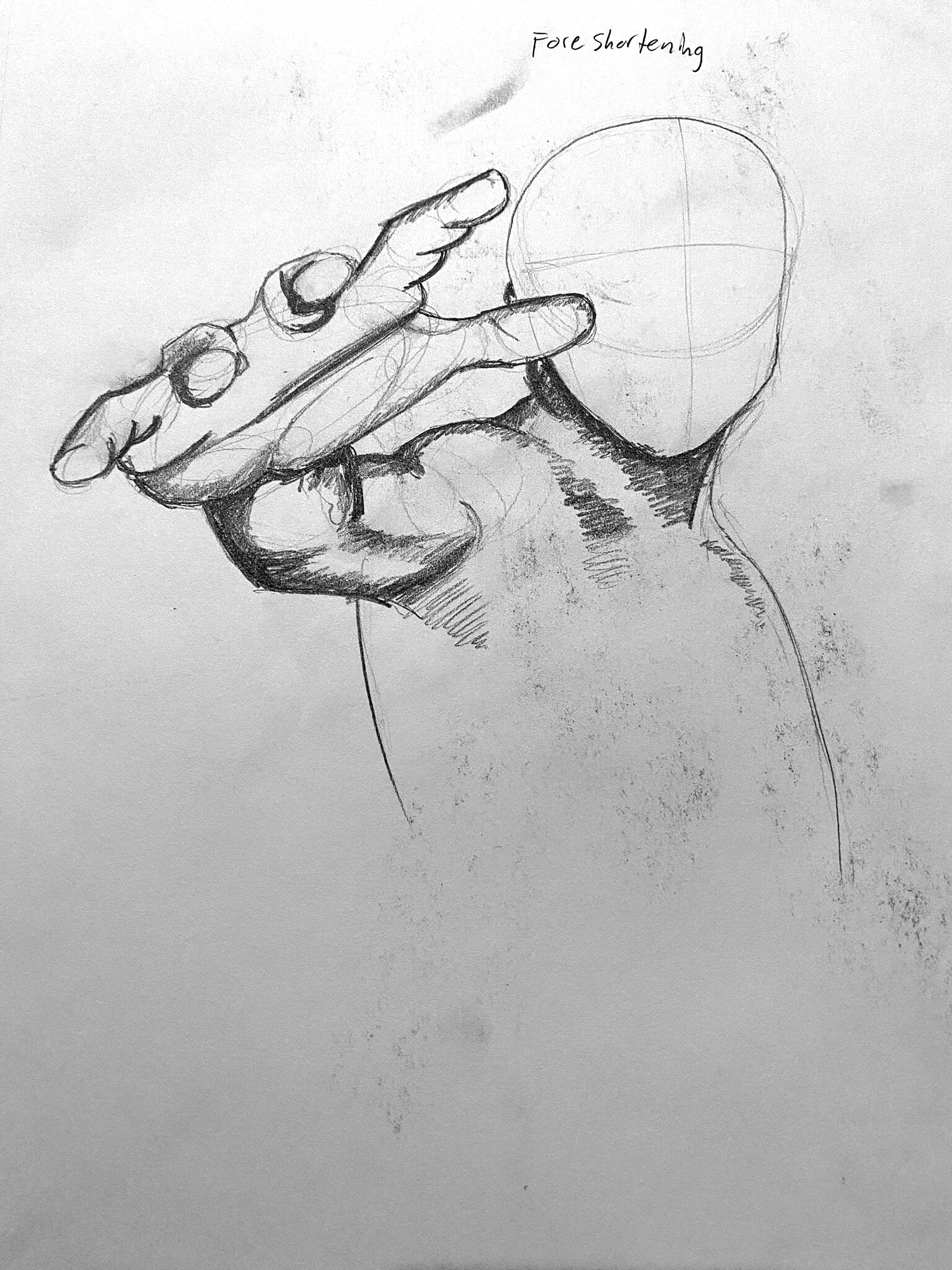 how to draw hands reaching out