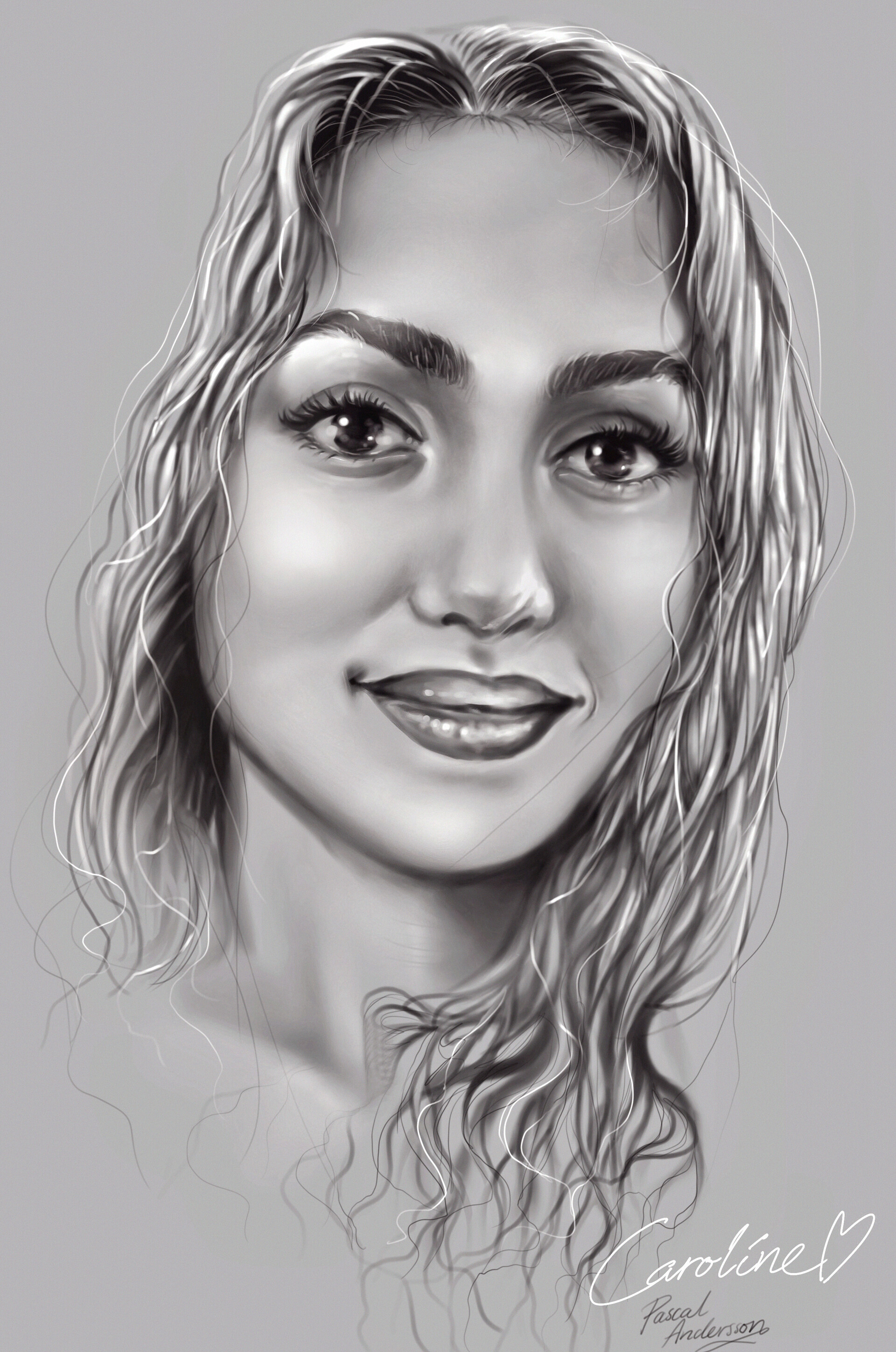 ArtStation - Female Portrait - Caroline