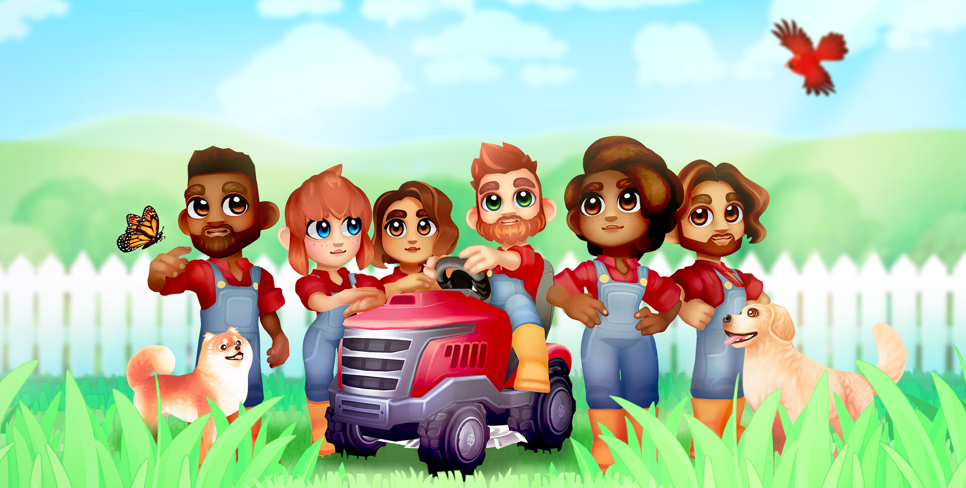 ArtStation - IT'S LITERALLY JUST MOWING - Evergreen Character banner