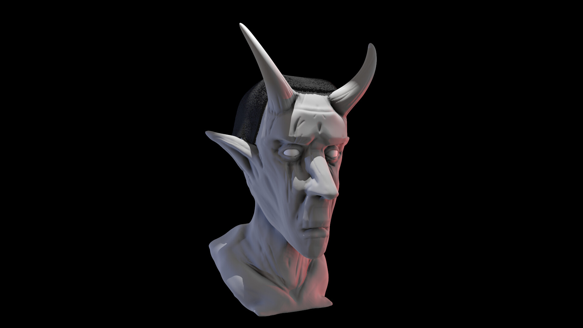ArtStation - Tiefling Bust