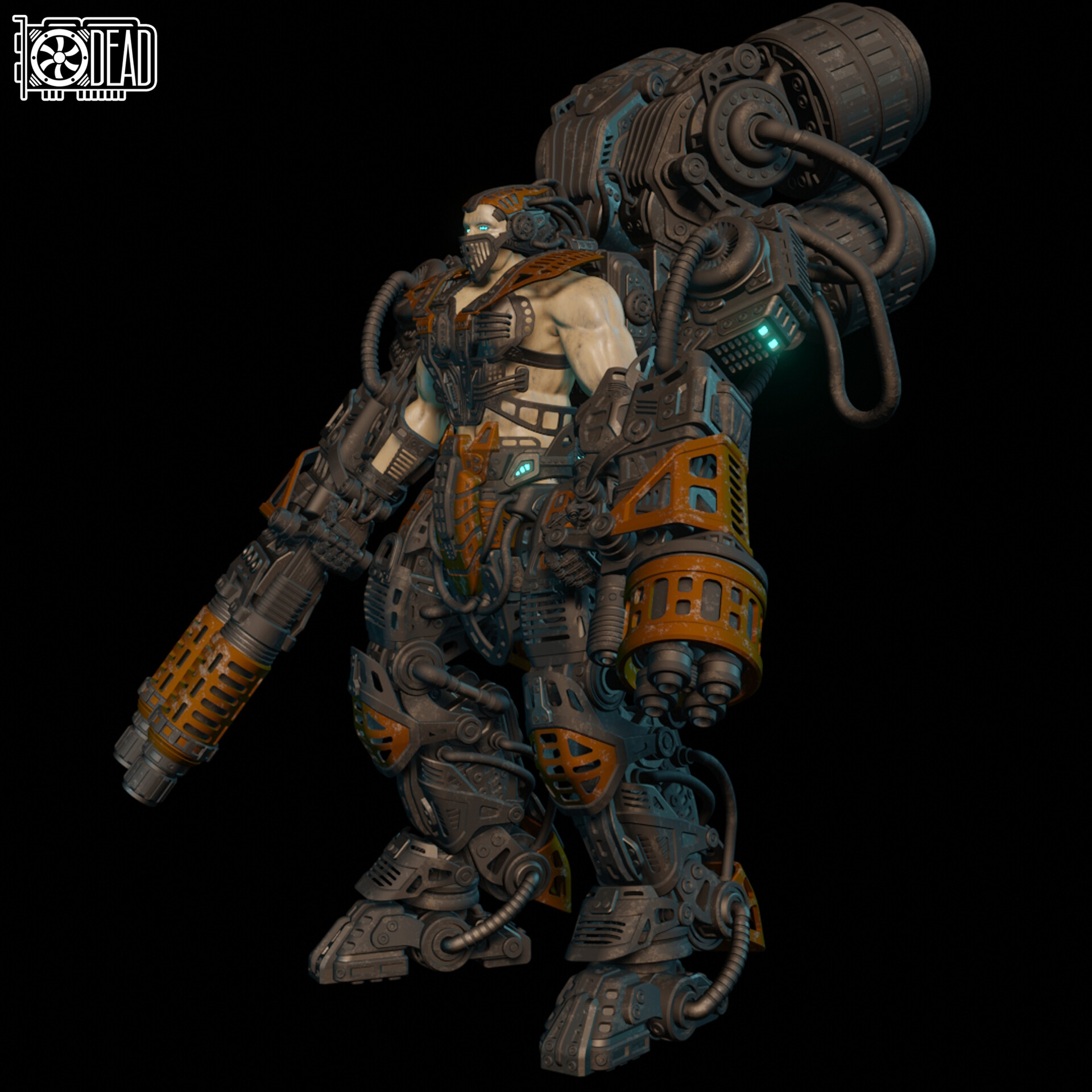 O'dead Rebelline - Blender Modeling 3D Hard Surface - Mecha Cyborg - CB013