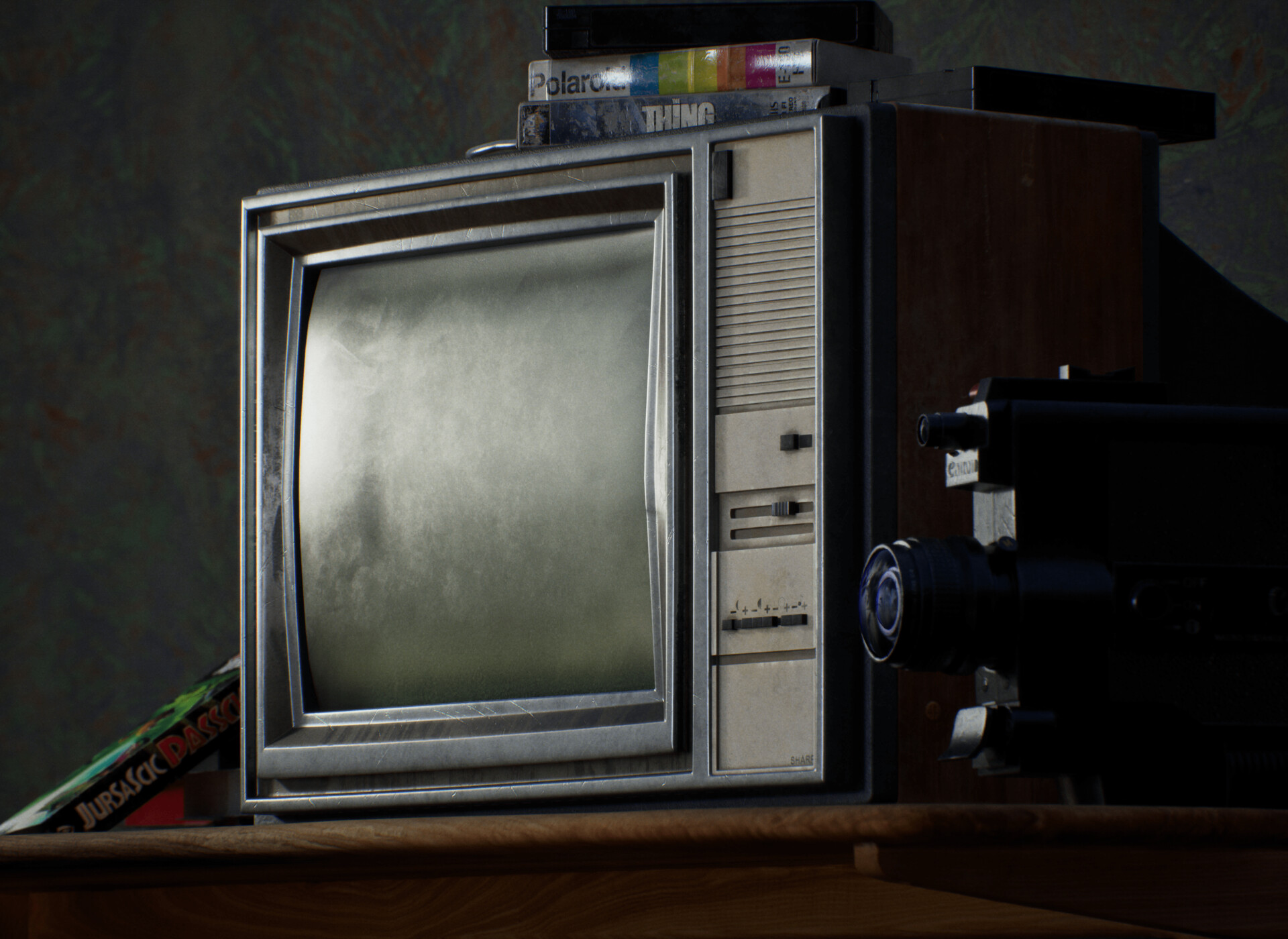 ArtStation - Old TV CRT