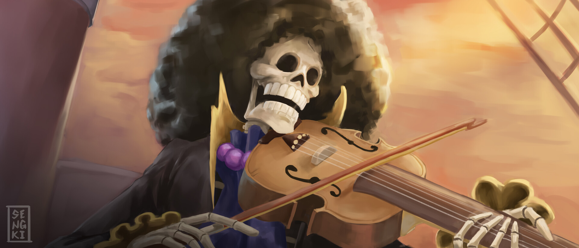 ArtStation - Brook - Soul King One Piece Fanart
