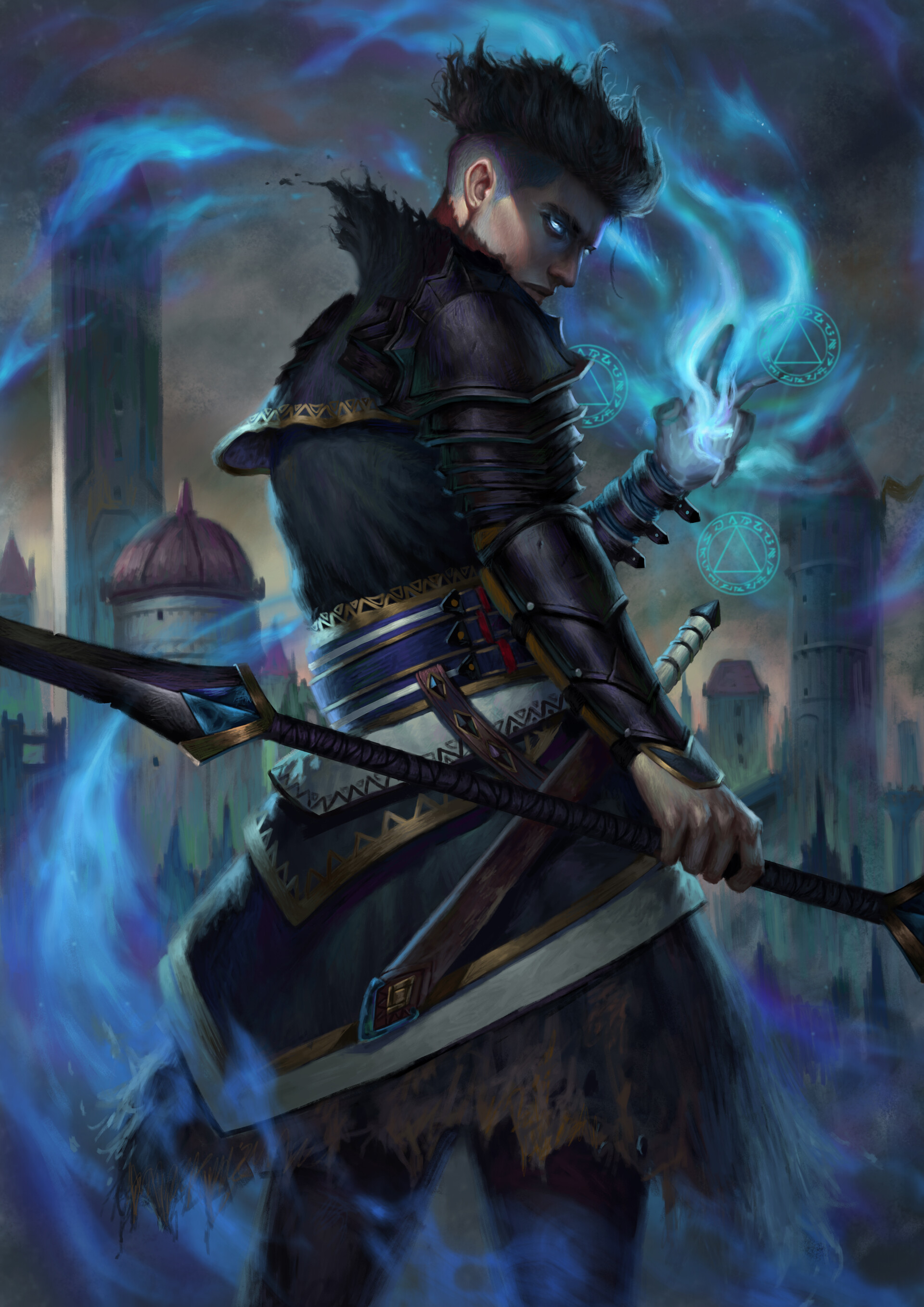 ArtStation - Blue magician