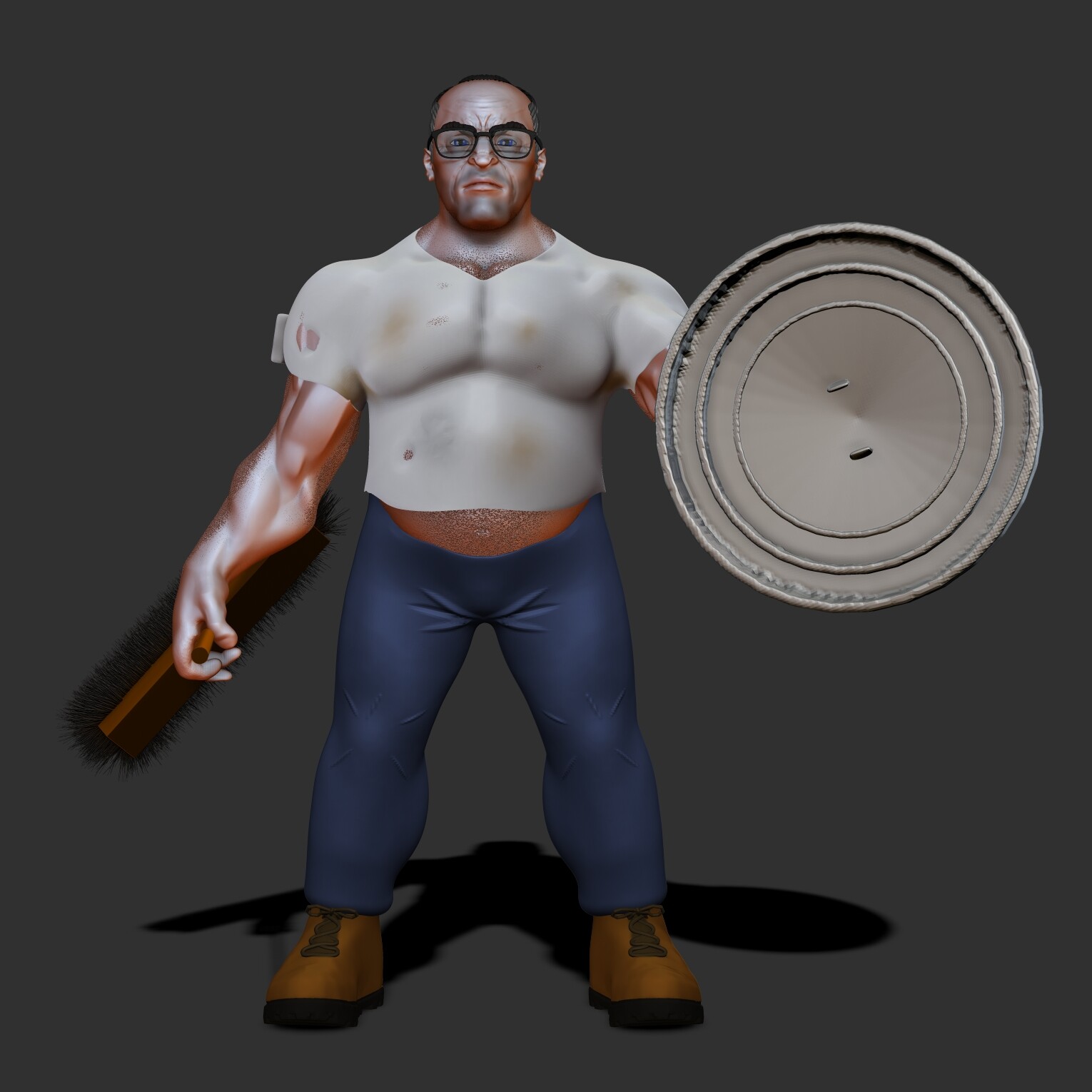 ArtStation - John Wesley Smith - Janitor Extraordinaire and Defender of Justice