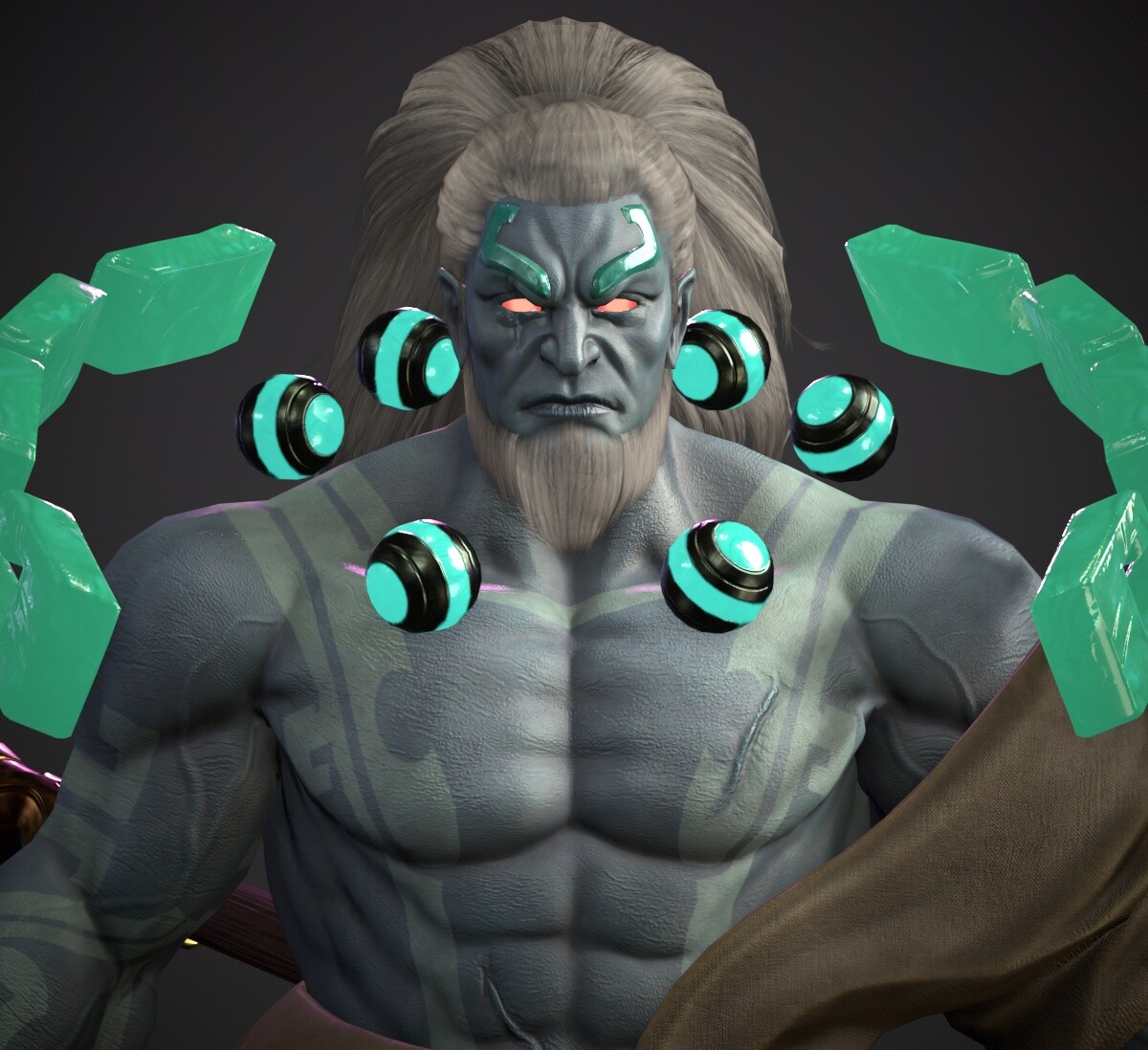 ArtStation - Monk Demon