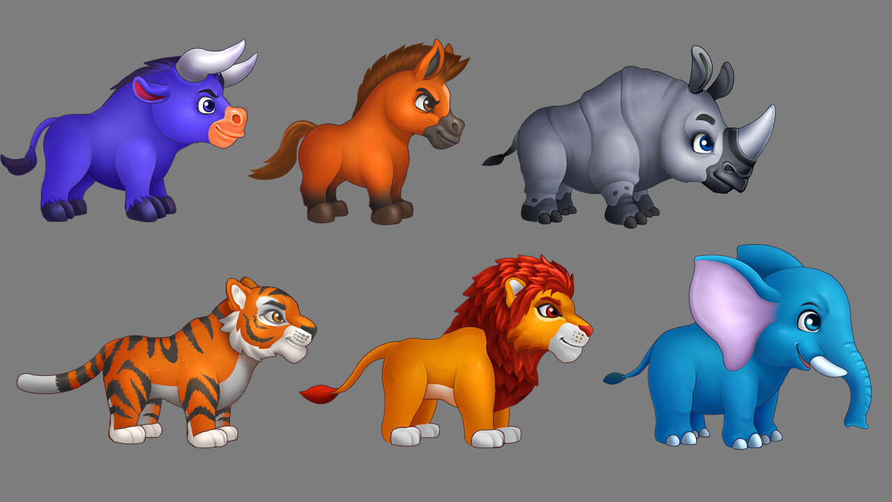 ArtStation - Cartoon Animal