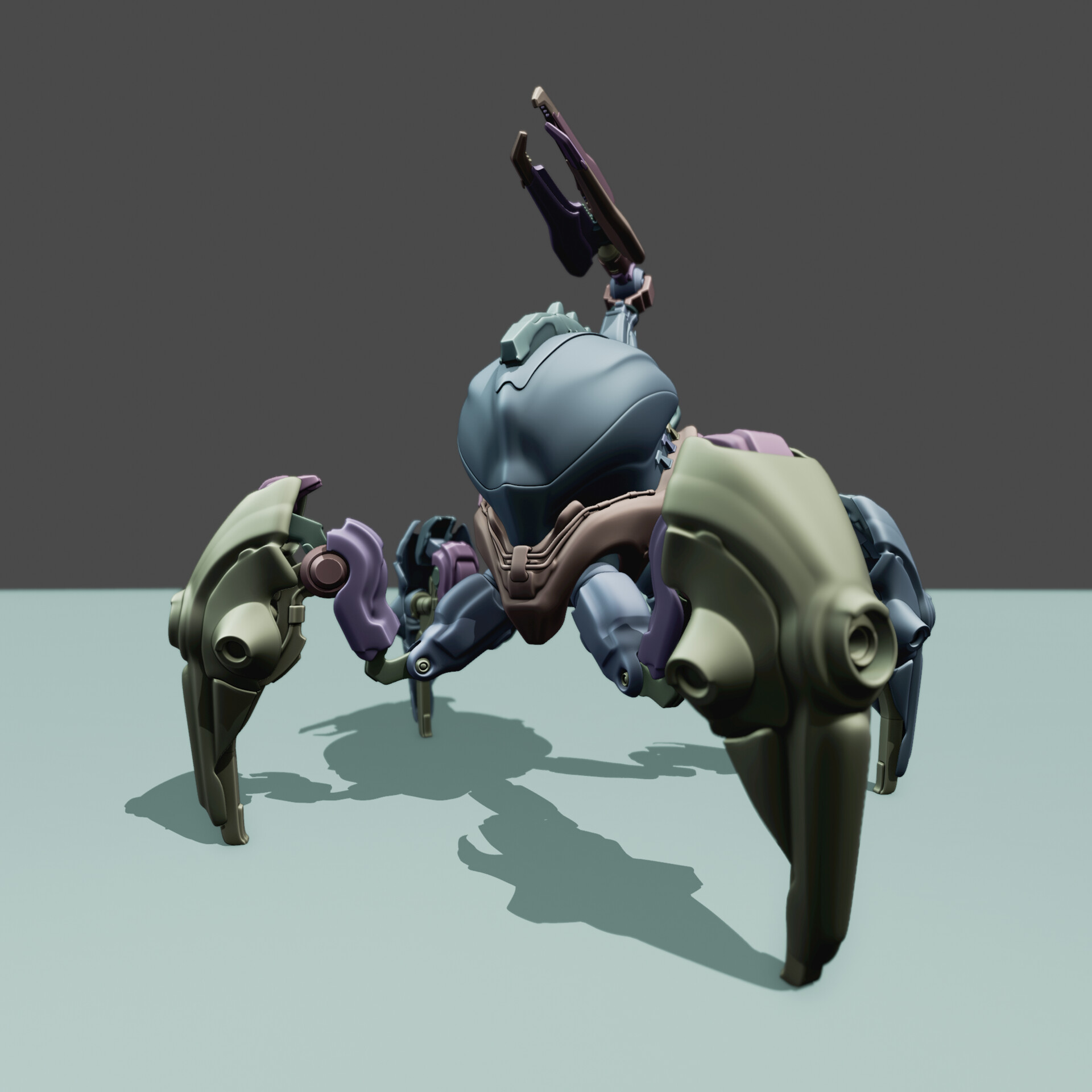 ArtStation - Arachnotron with Helmet