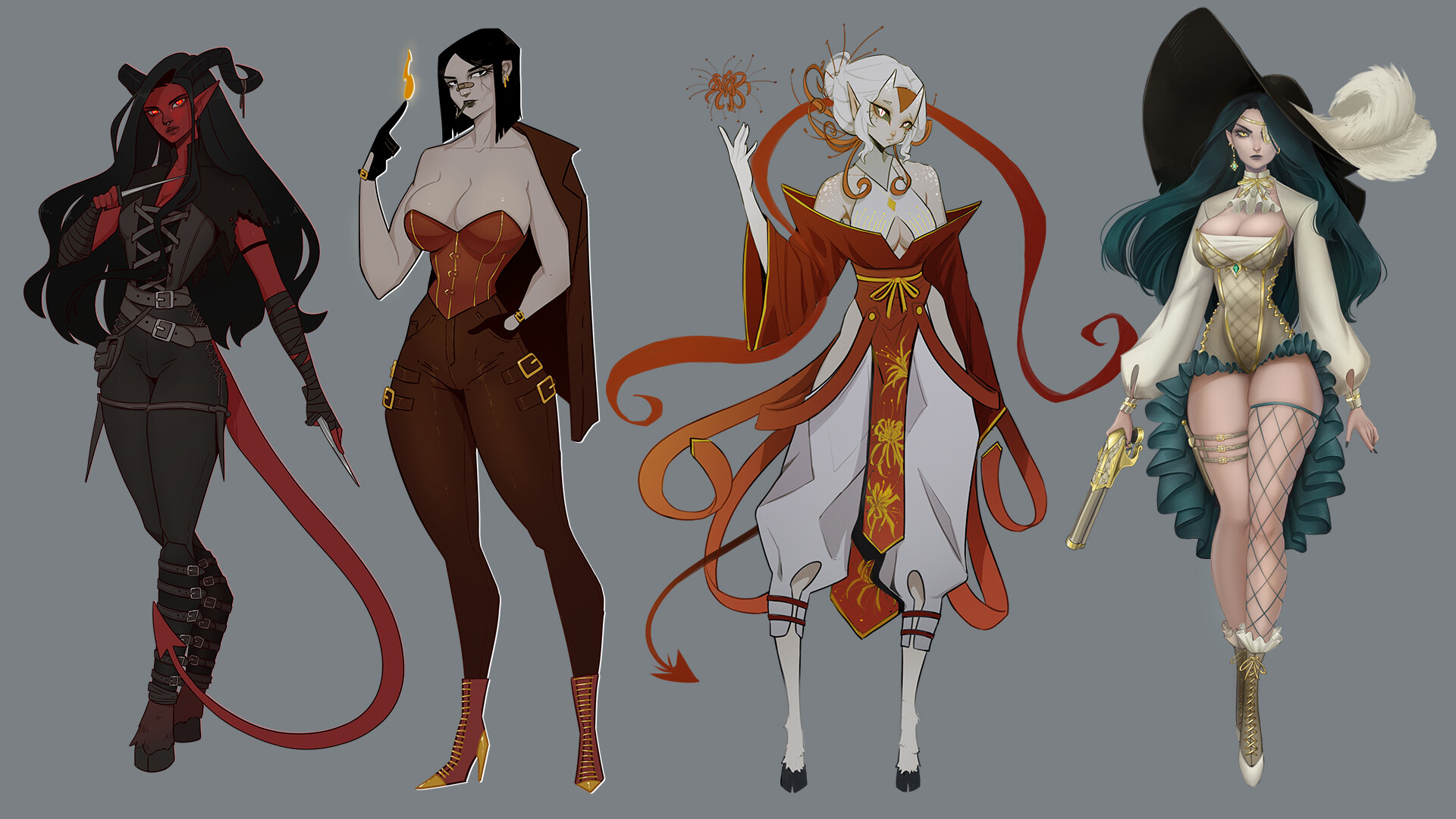 ArtStation - character design in different styles