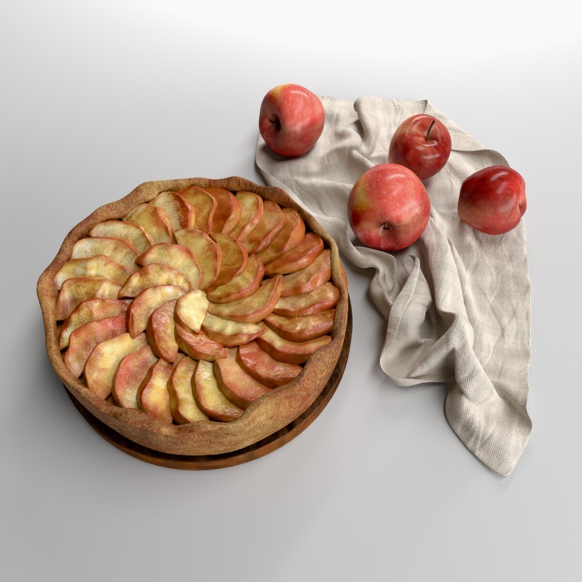 ArtStation - Apple pie