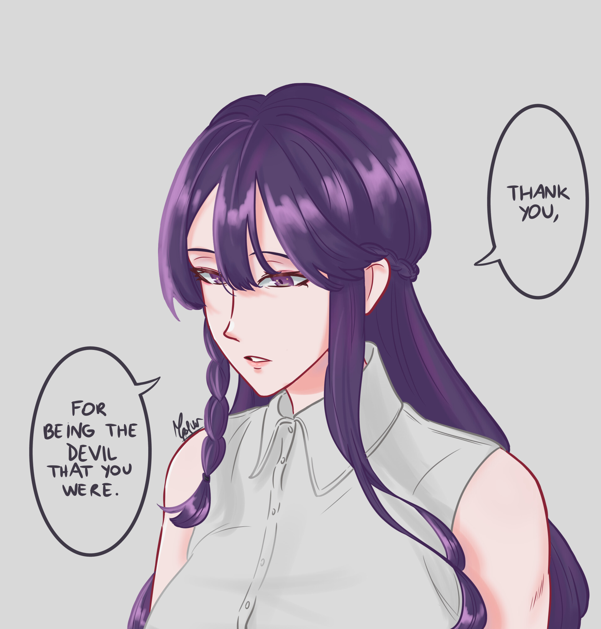 ArtStation - Maria Akeboshi from Maria no Danzai