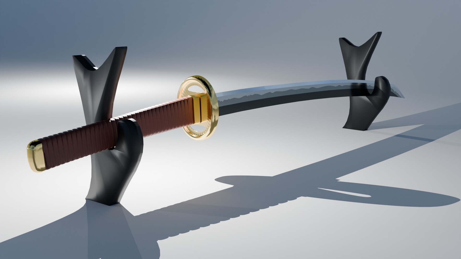 ArtStation - Blender #7 - Yuta's Katana from Jujutsu Kaisen