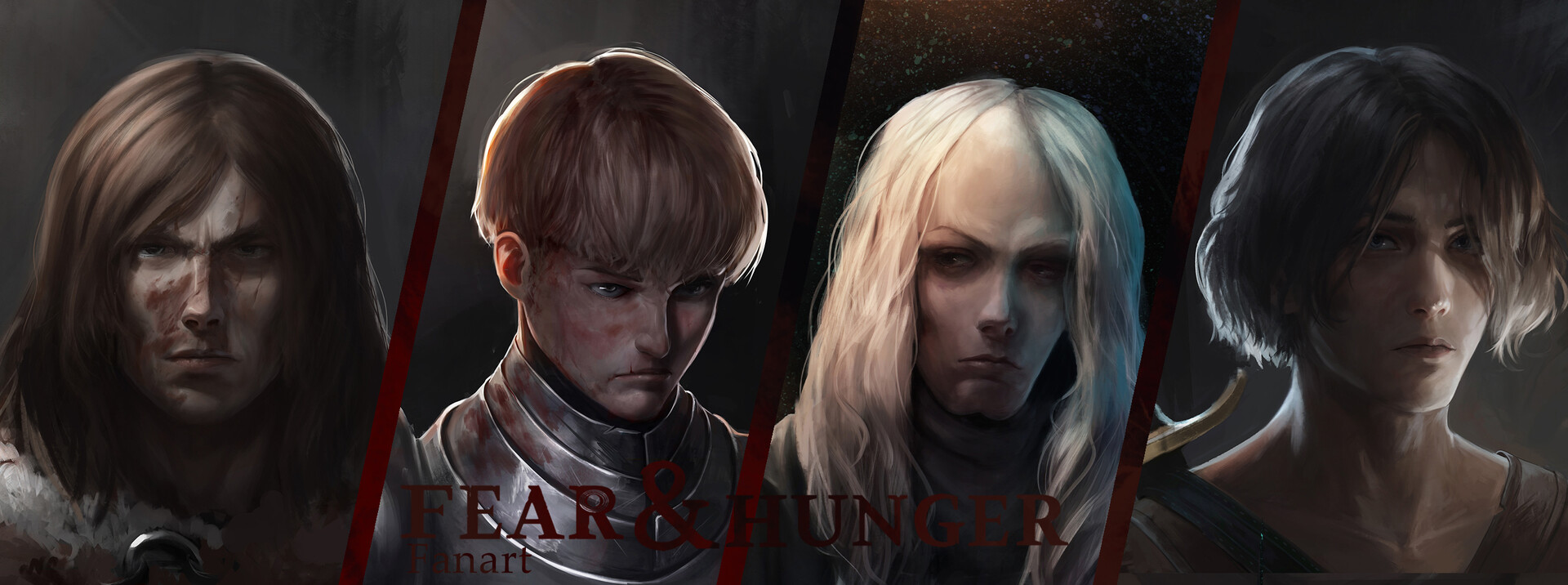 ArtStation - fear and hunger characters fanart