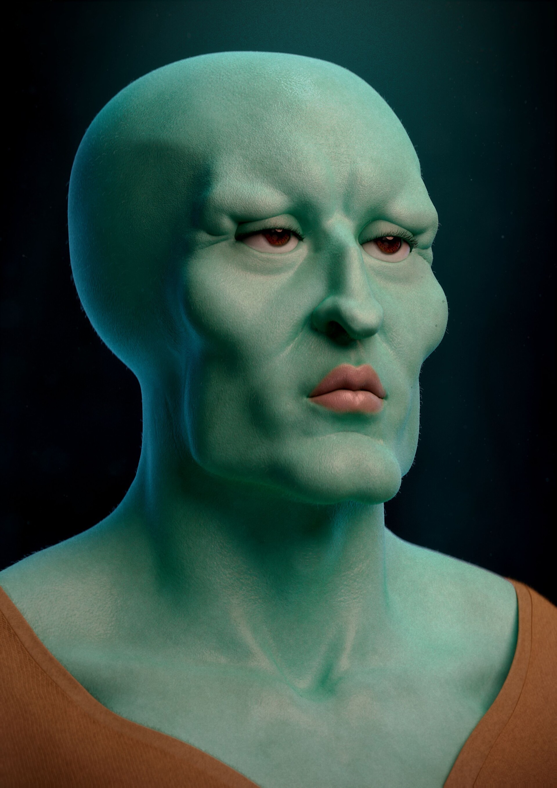 ArtStation - Chadward(Beutiful Squidward)
