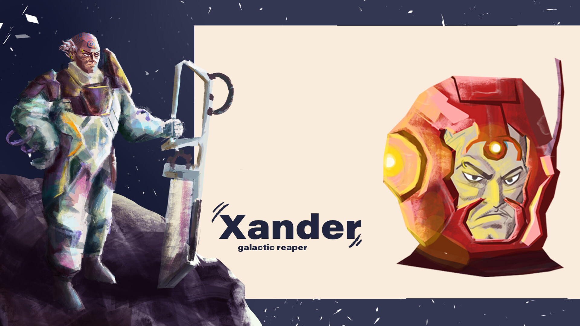 tahapkd - Xander '' Galactic Reaper ''character study
