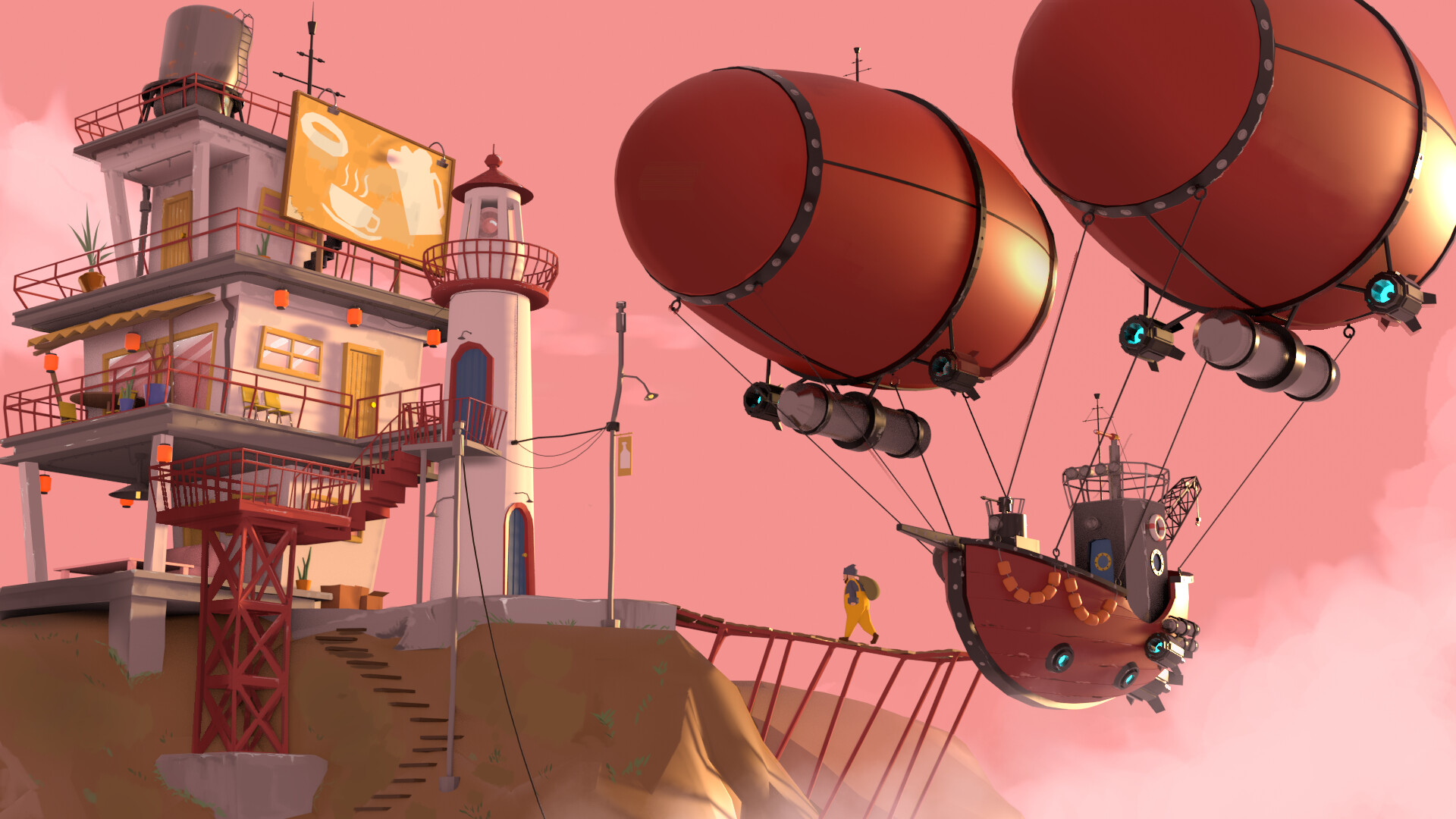 ArtStation - FlyingShip