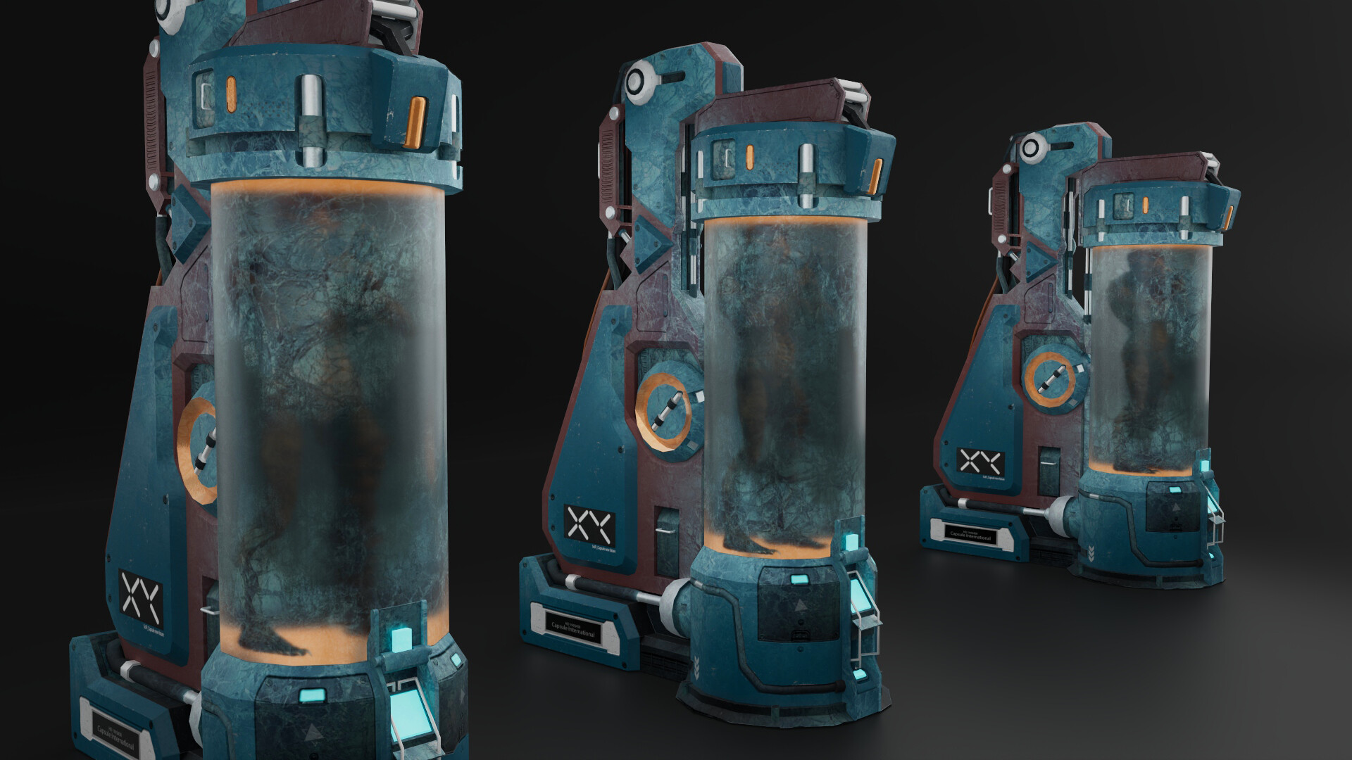 ArtStation - Sci-fi-Capsule 3D Models