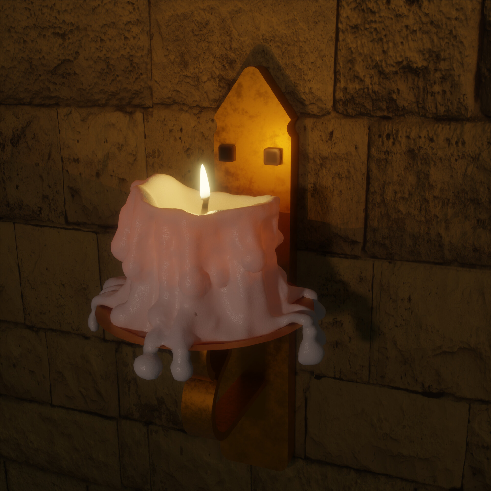 ArtStation - Medieval Candle