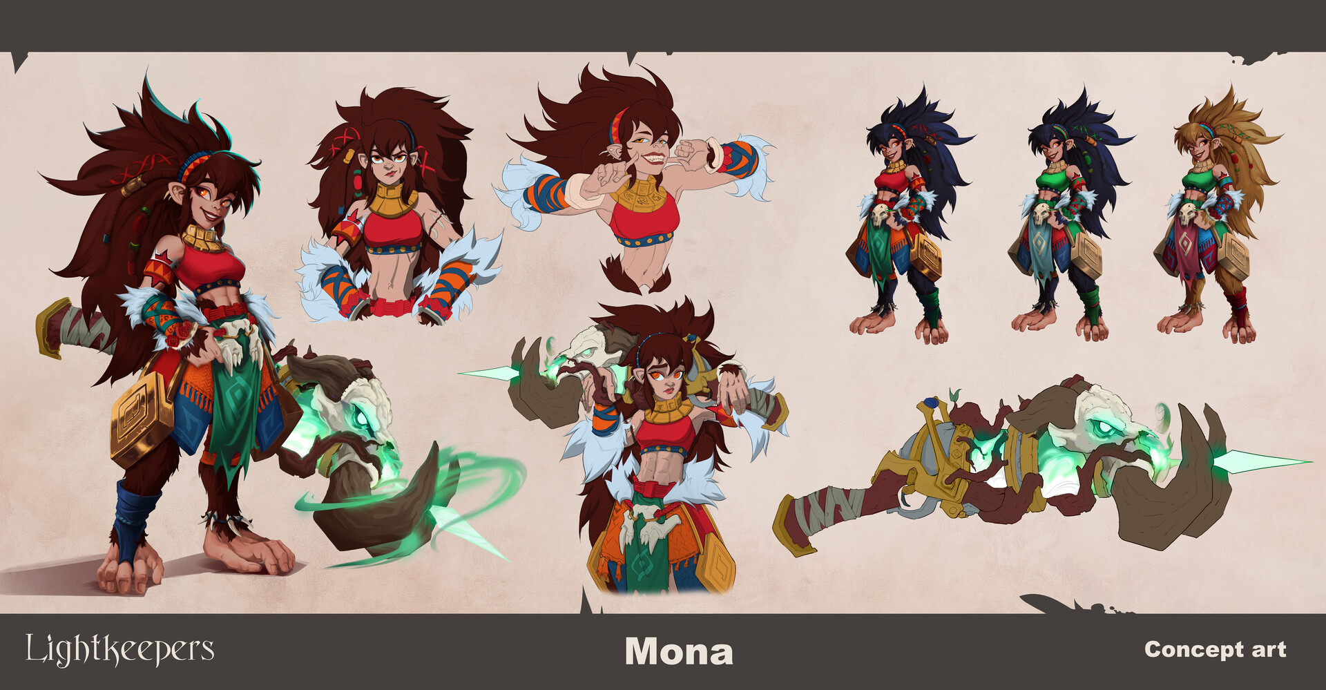 ArtStation - Mona OC design