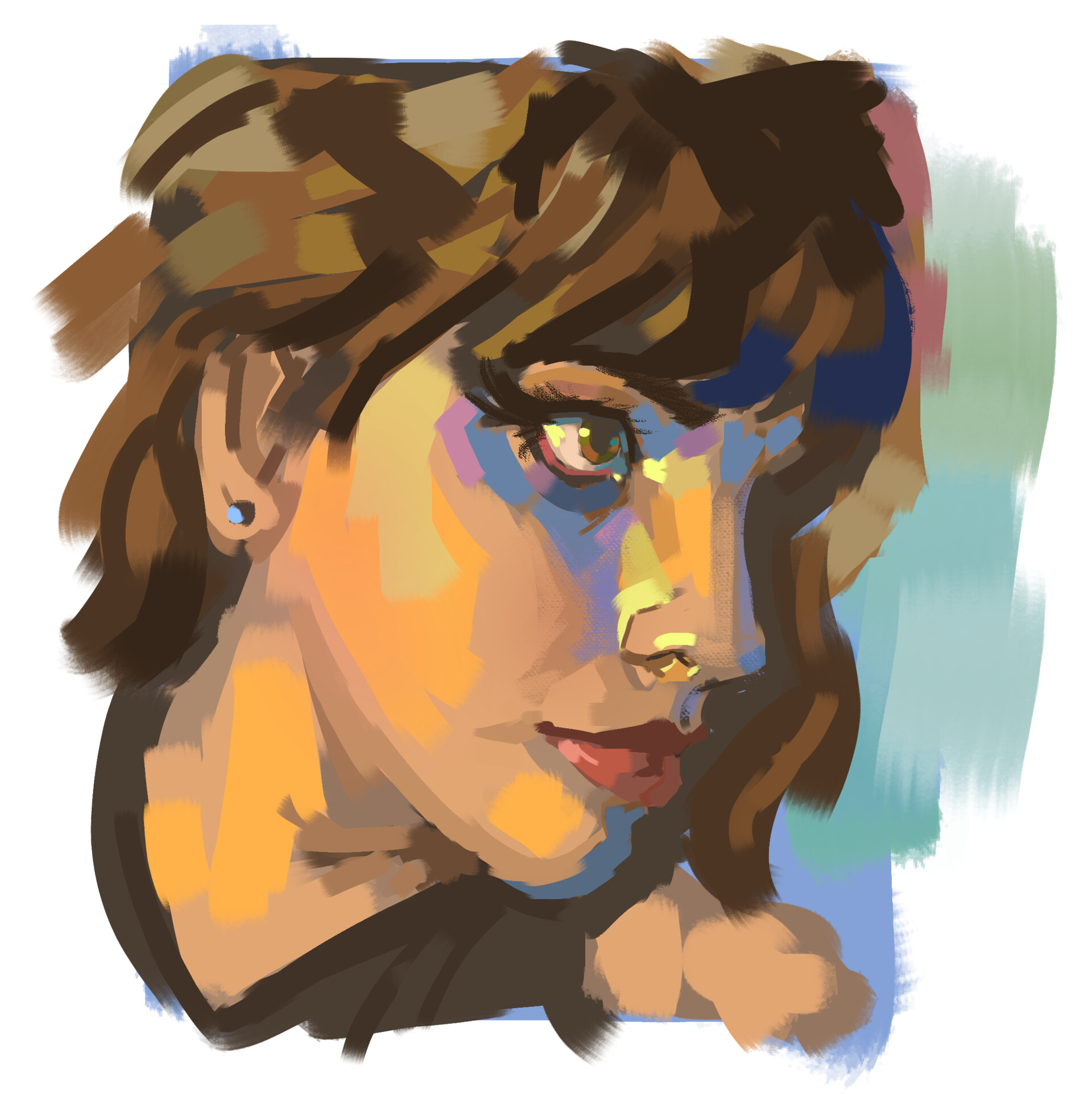ArtStation - face painting studies