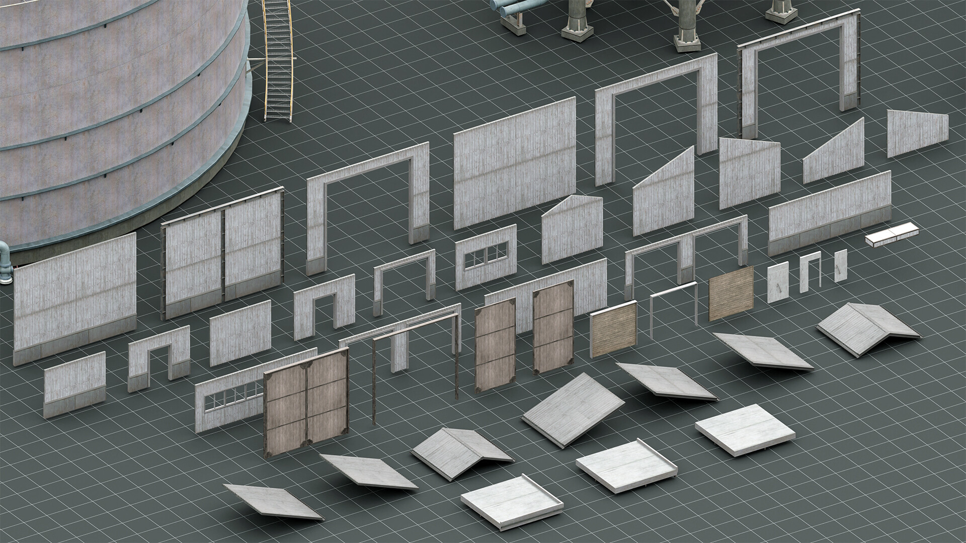 Freshcan 3D - Environment Art Studio - Chemical Plant, Factory & Oil ...