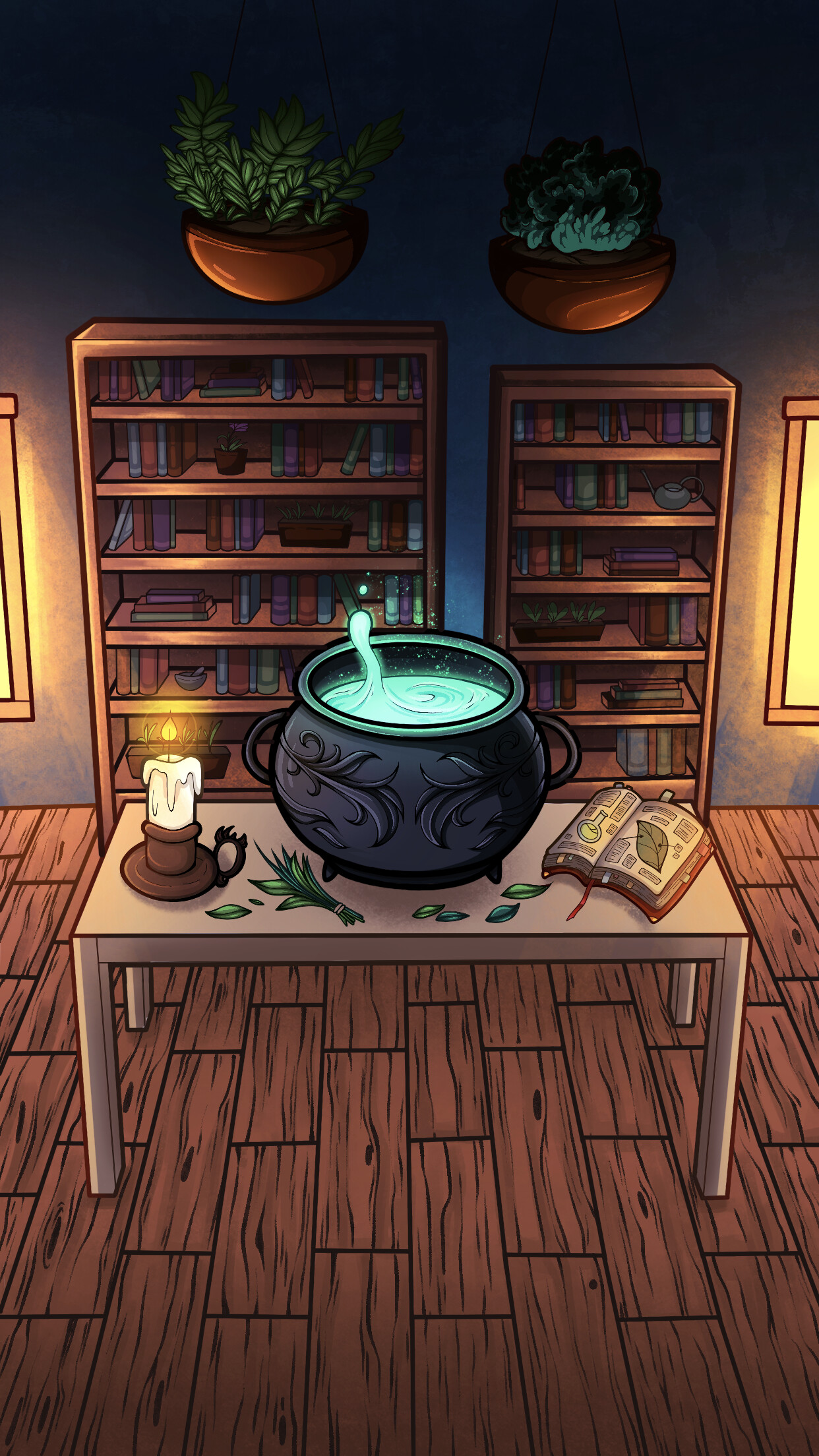 ArtStation - A witches workspace