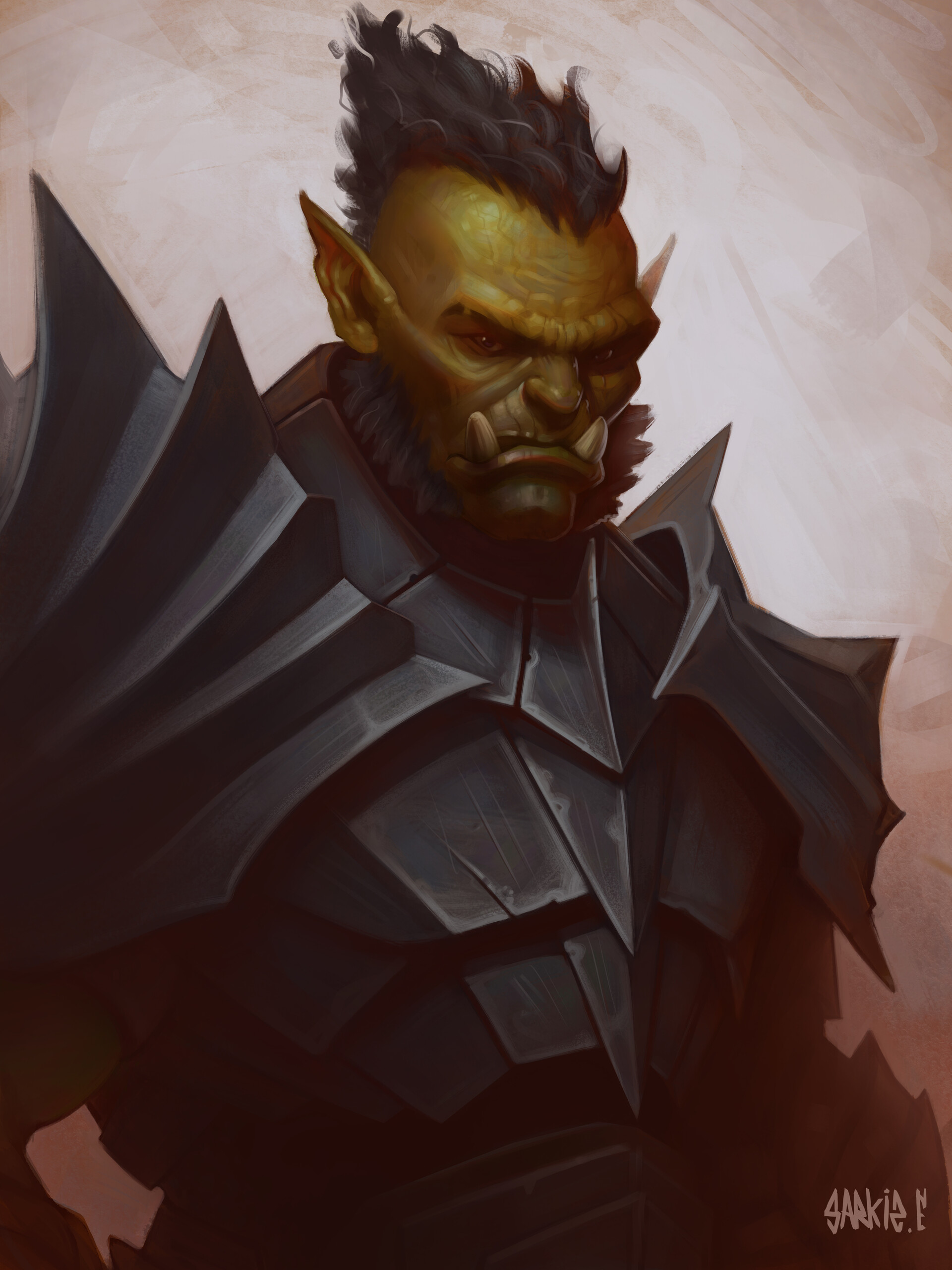 ArtStation - Orc Portrait