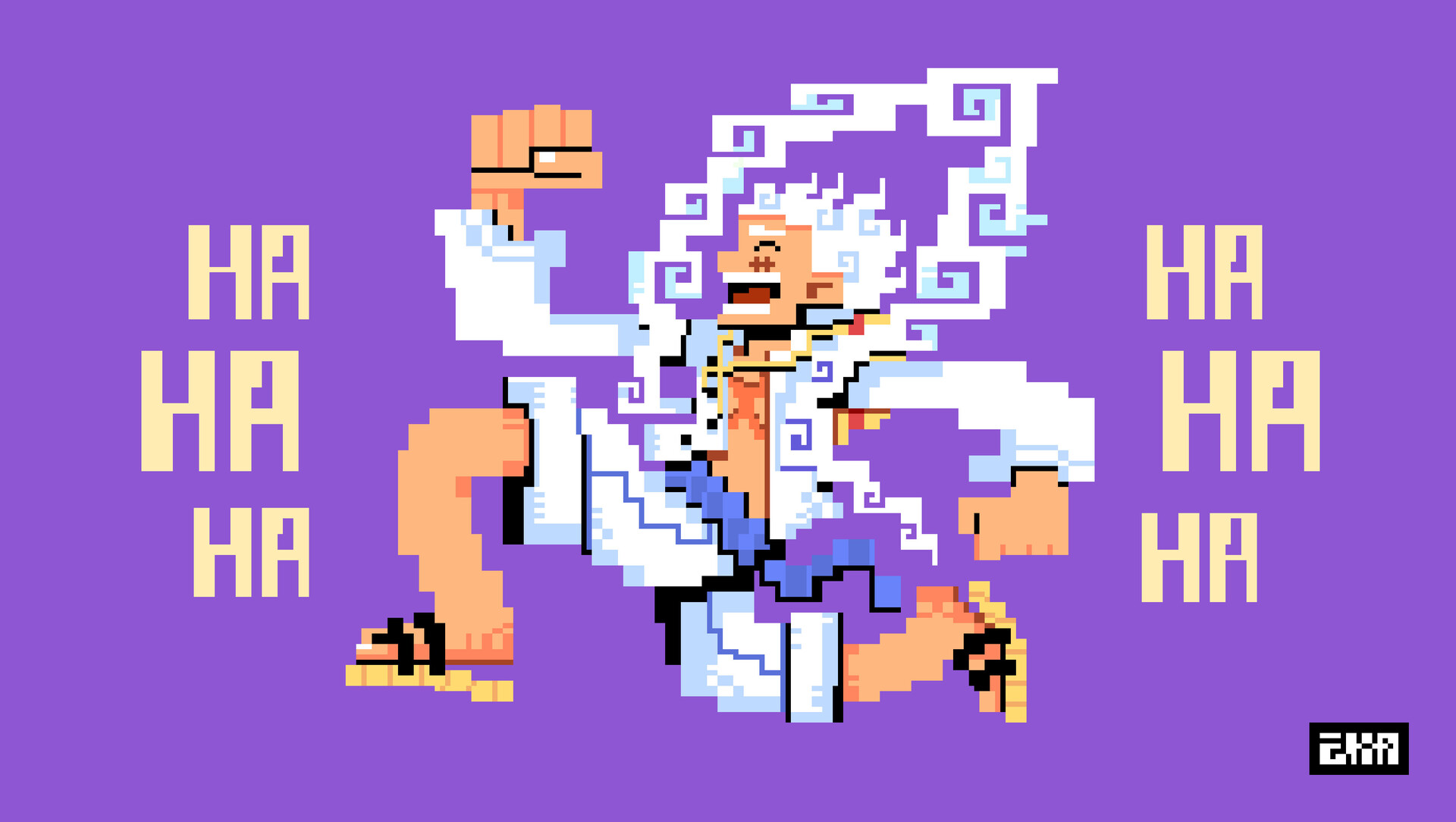 ArtStation - Luffy PixelArt