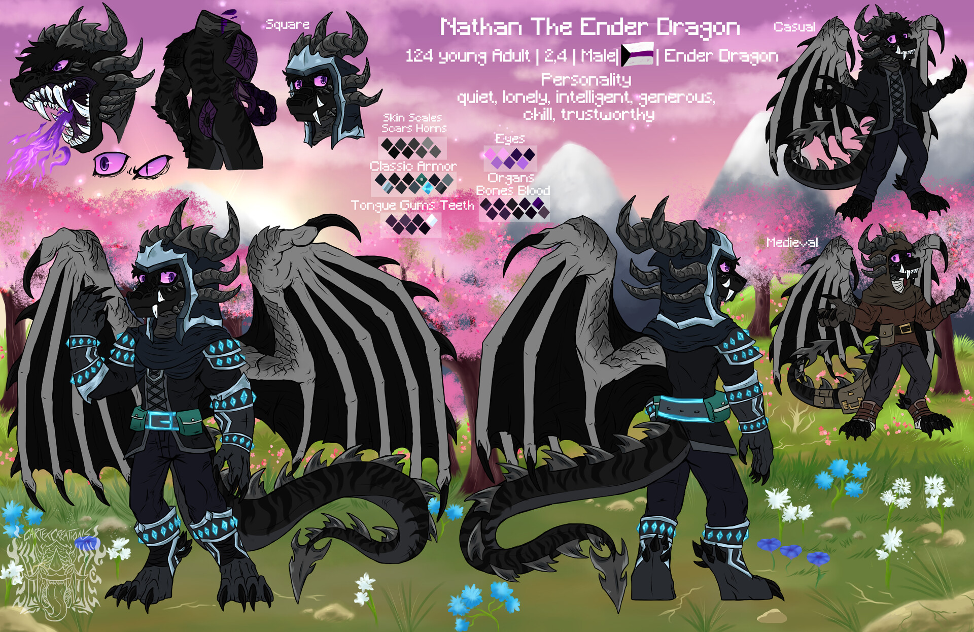 ArtStation - Nathan The Ender Dragon