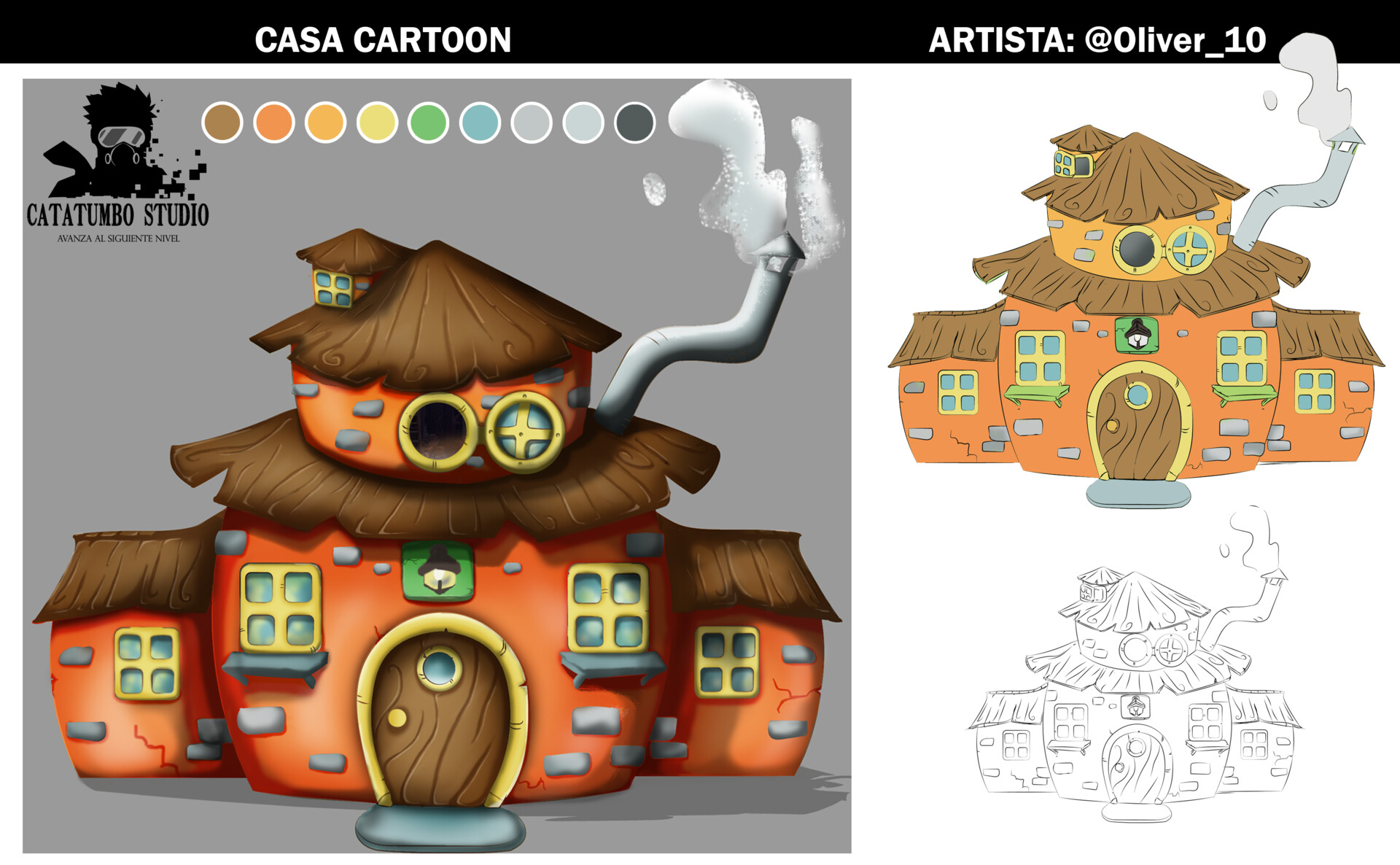 ArtStation - fantasy toon house