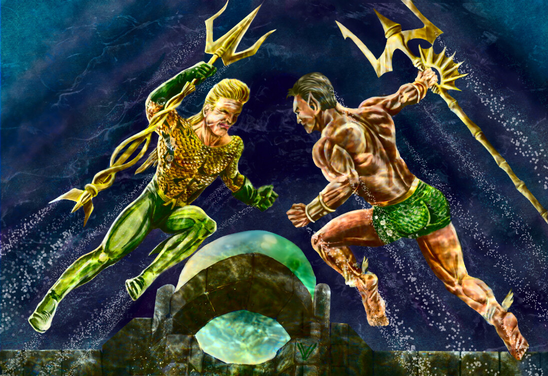 ArtStation - MARVEL VS DC - Aquaman Vs Namor