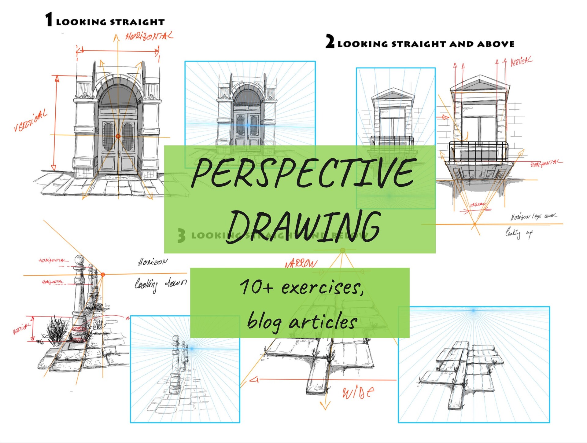Getting started with Perspective Drawing – Exercises and Explanations ...